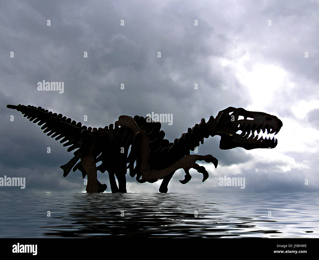 danger saurian horror monster plastic synthetic material stone age ...