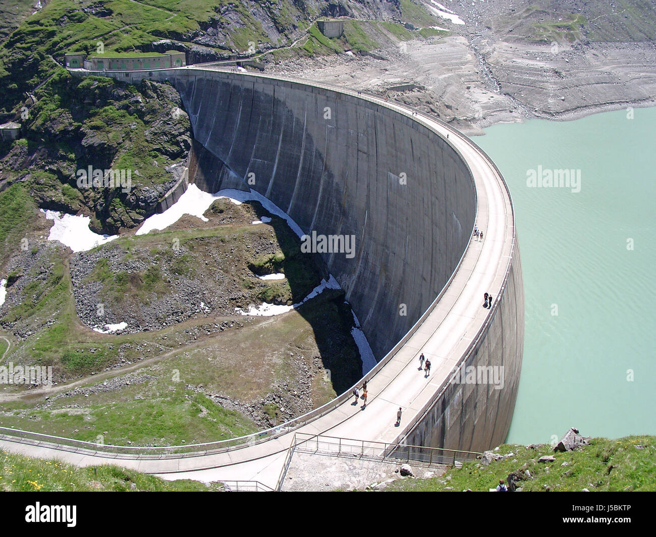 high mountain reservoir kaprun Stock Photo - Alamy