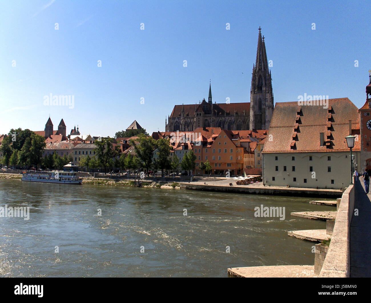 church cathedral danube world cultural heritage gothically ratisbon ...