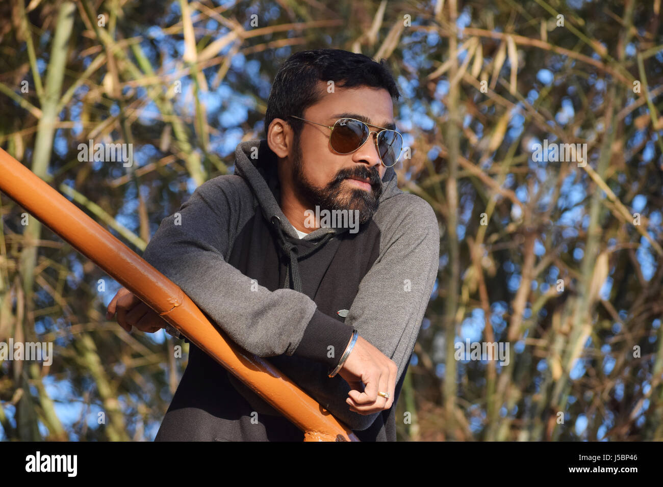 Young man posing, Pune, Maharashtra Stock Photo - Alamy