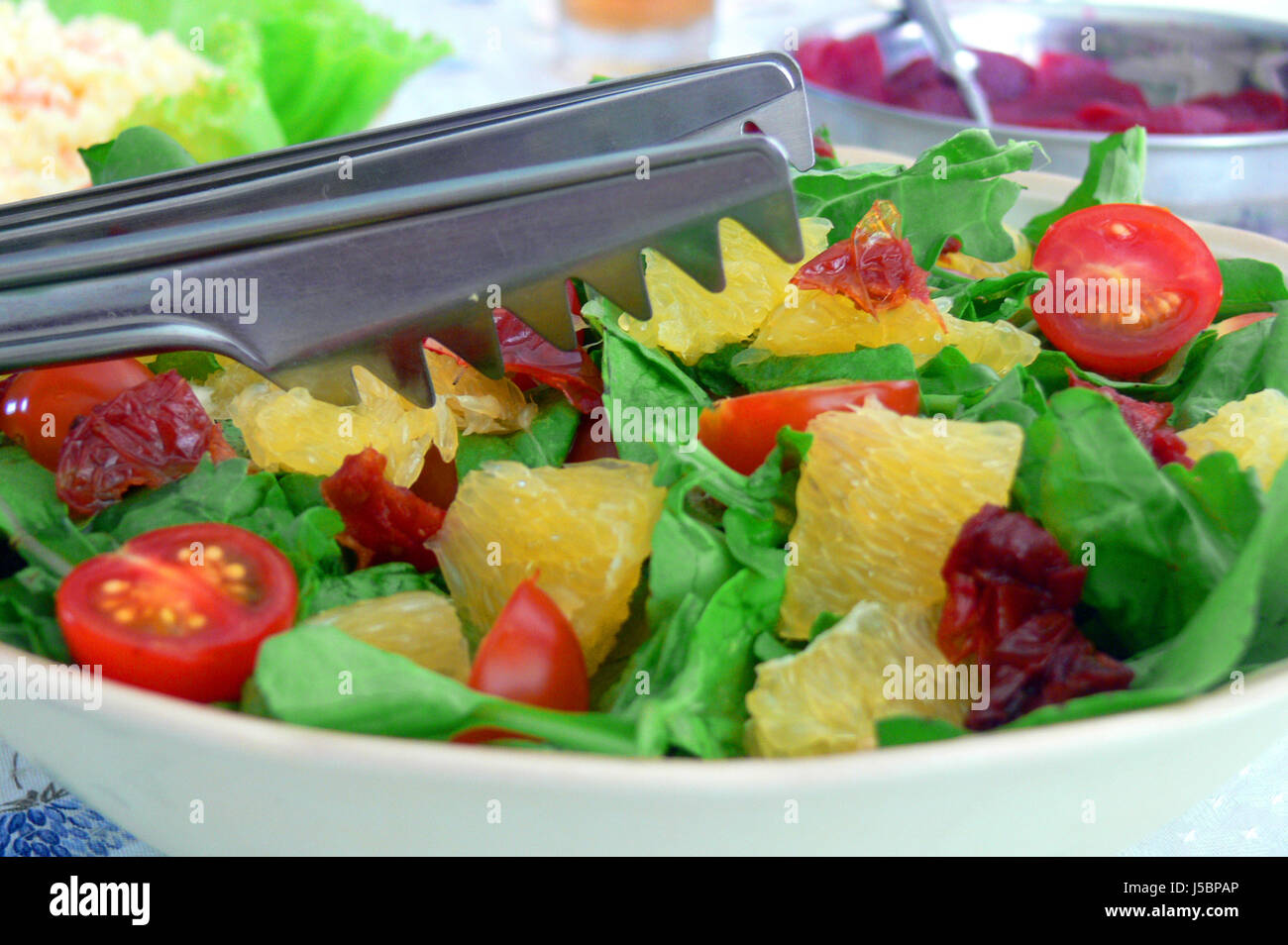 salad without dressing Stock Photo - Alamy