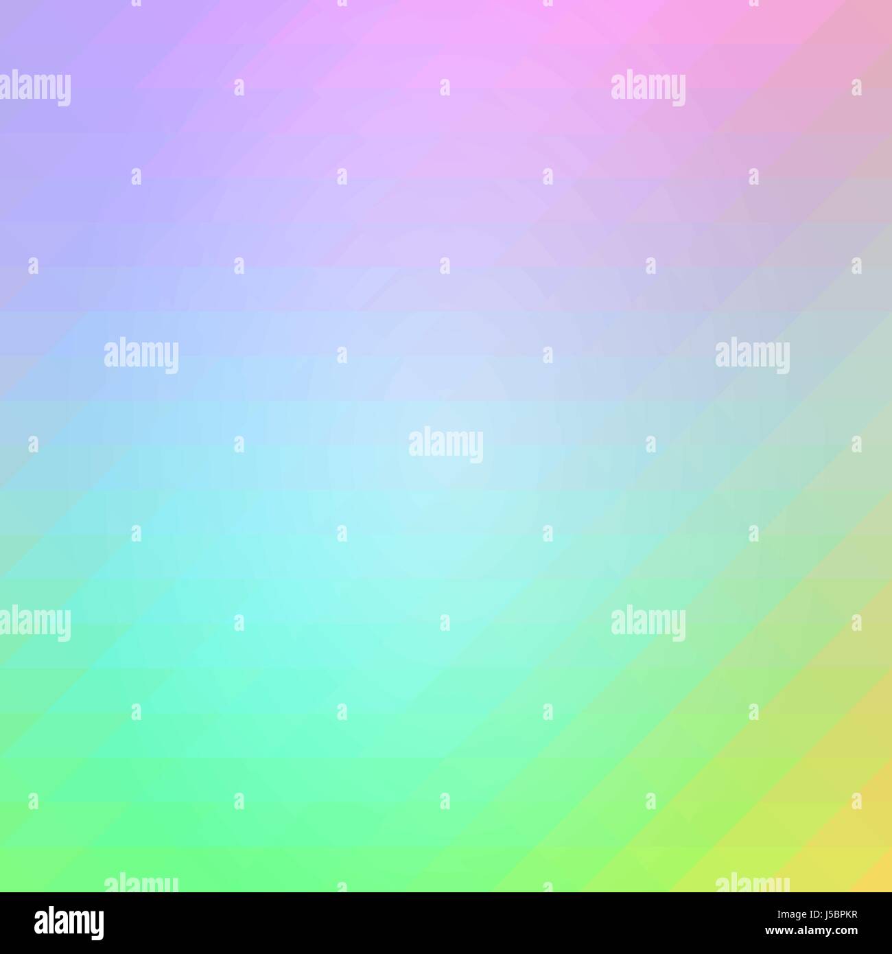 Light rainbow abstract geometric background with rows of triangles ...