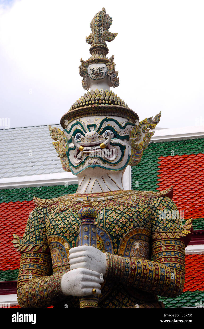 temple art statue teeth asia wild strong face sculpture watchful guard ...