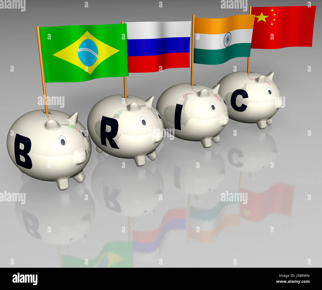 Bric flags hi-res stock photography and images - Alamy