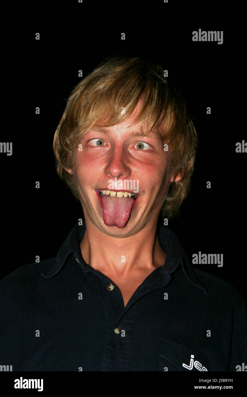 Zunge raus hi-res stock photography and images - Alamy