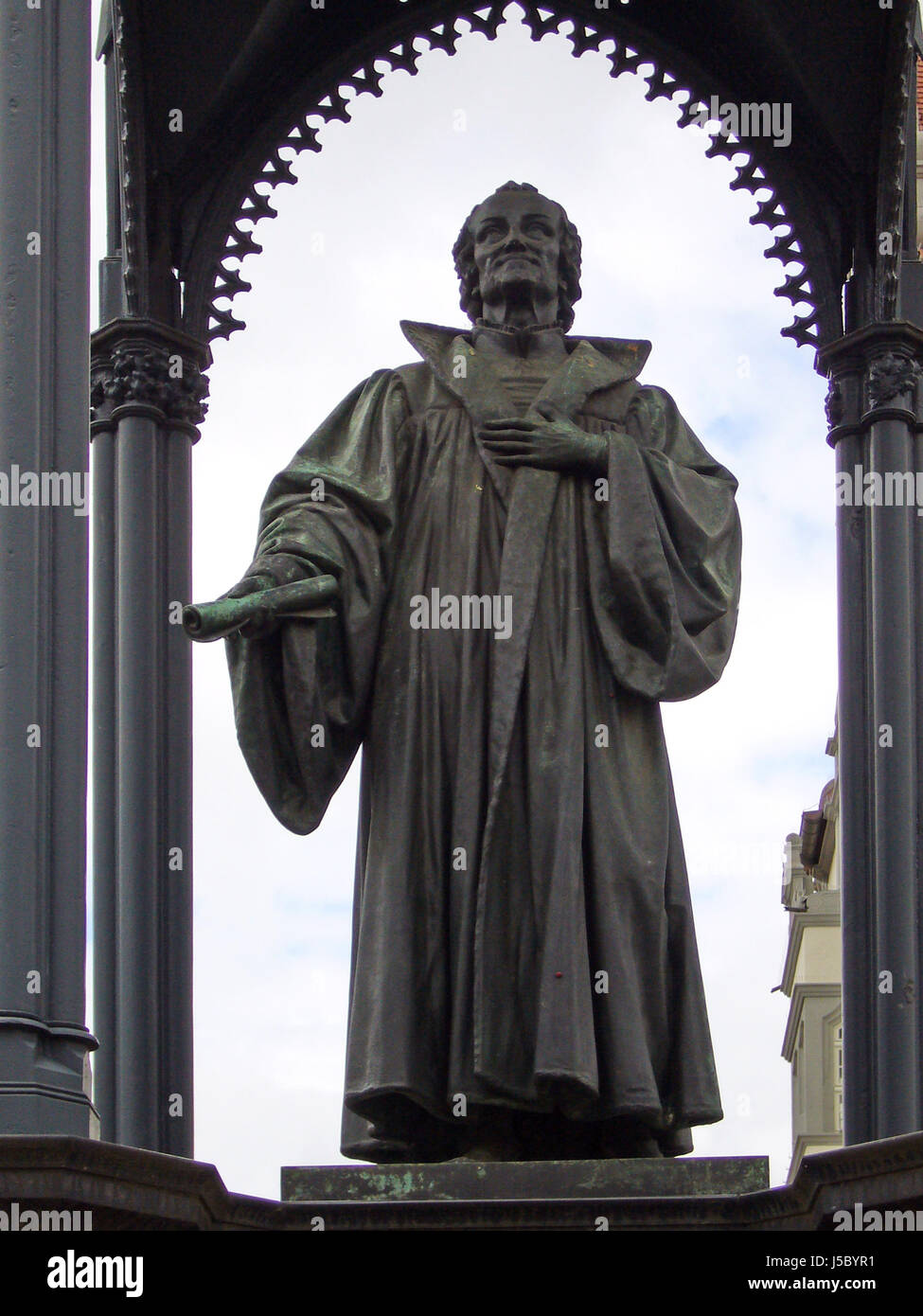 Philipp melanchthon statue wittenberg hi-res stock photography and ...