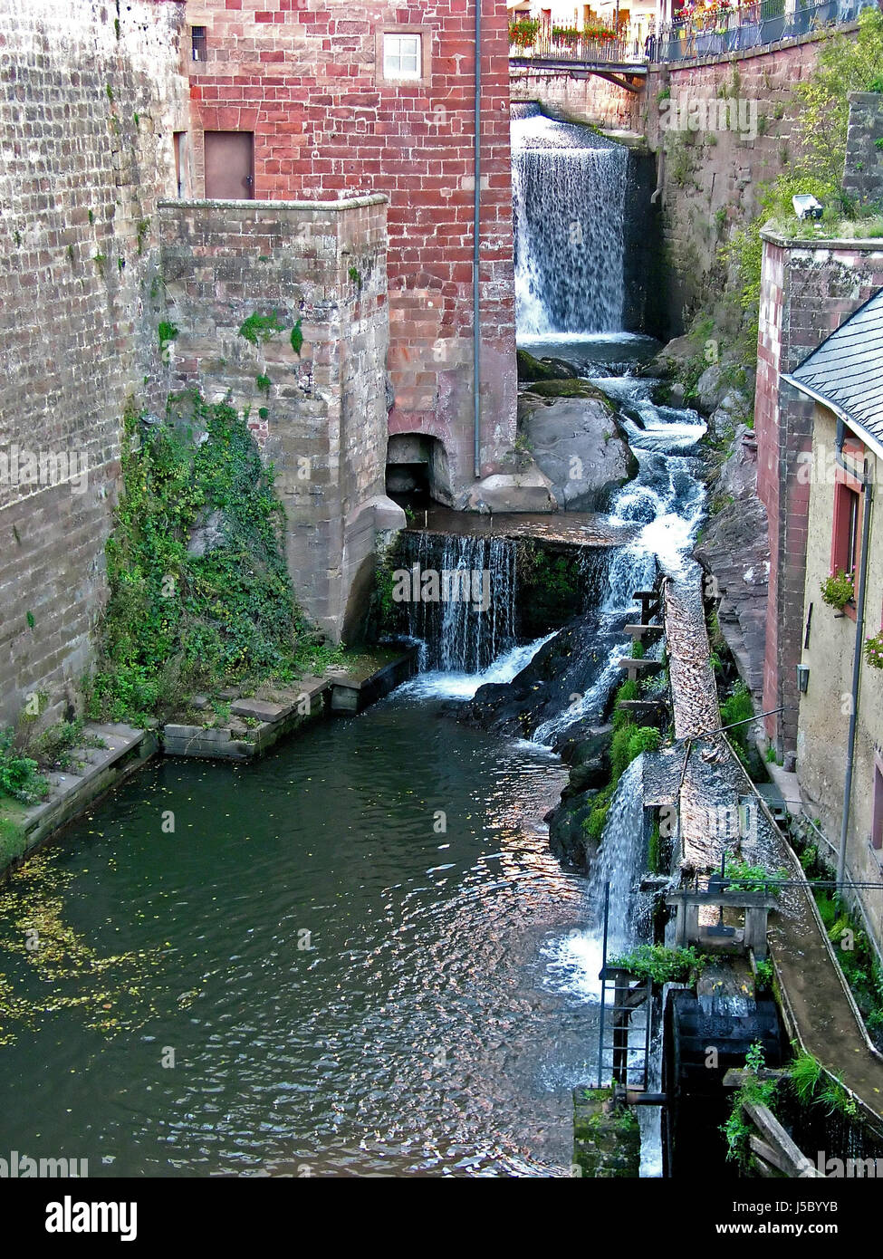 waterfall in saarburg Stock Photo - Alamy