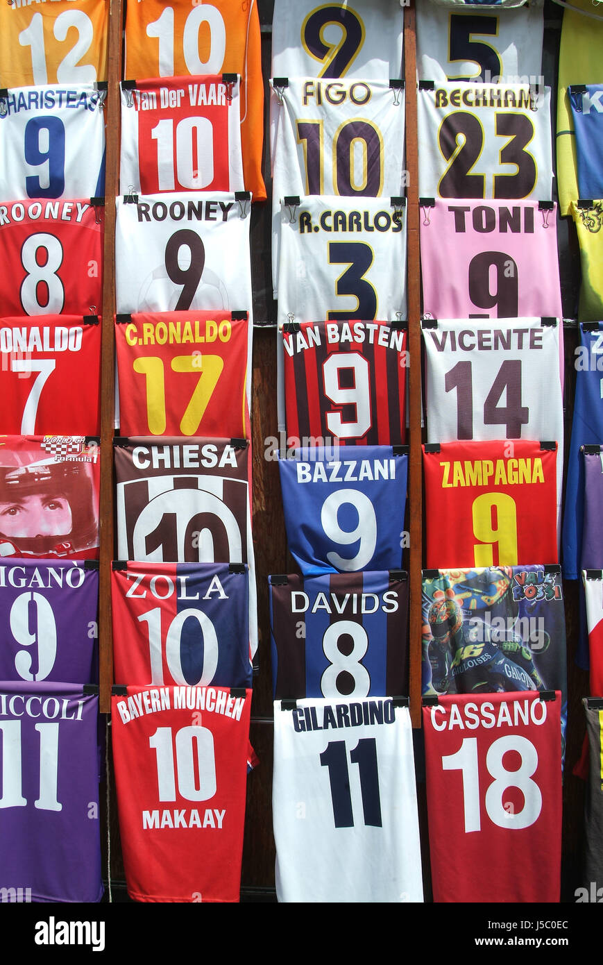 Beckham shirt number hi-res stock photography and images - Alamy