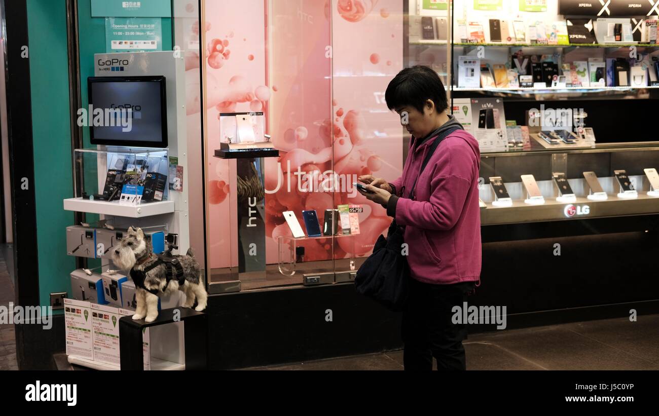 Pedestrian People in Public Using Mobile Cell Phones for Communication ...