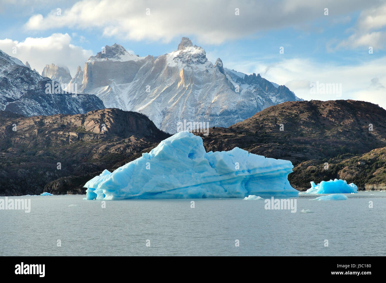 blue national park cold ice chile crystal glacier iceberg salt water ...