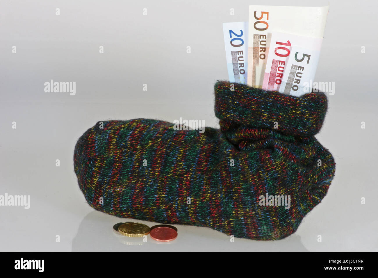 euro,save,bank note,bank notes,socks,stocking,money,sparstrumpf Stock ...