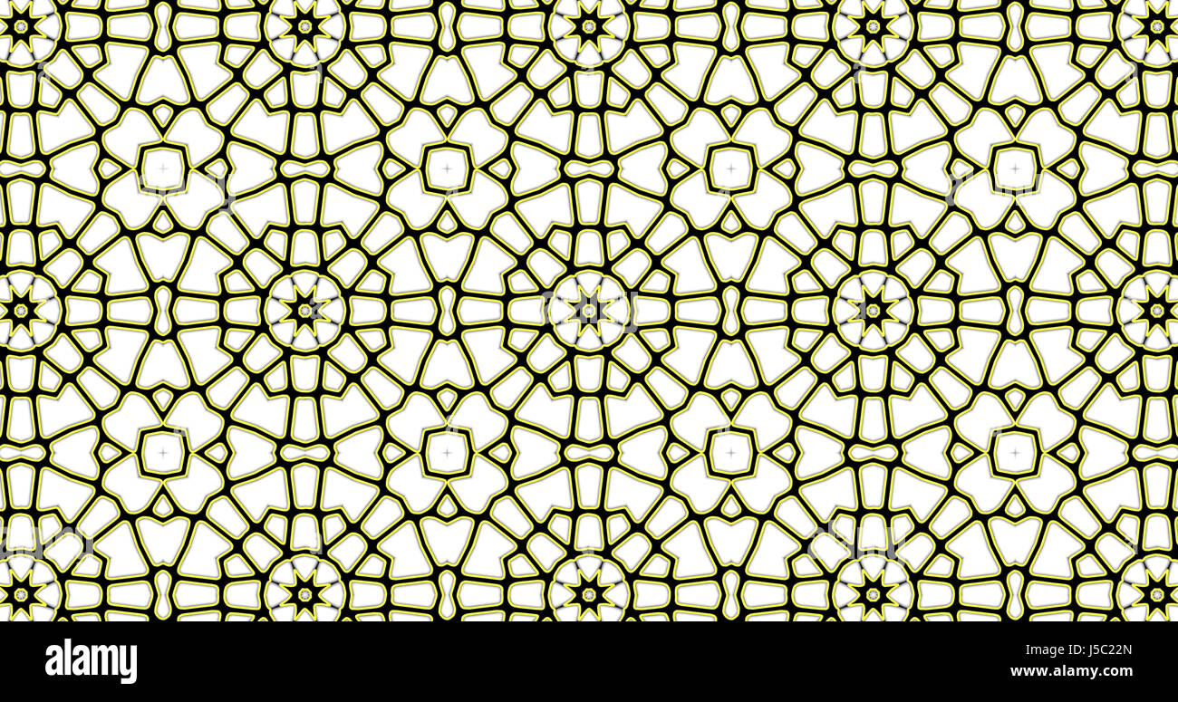 Abstract repeating ornate geometric luxury pattern. Stained-glass ...