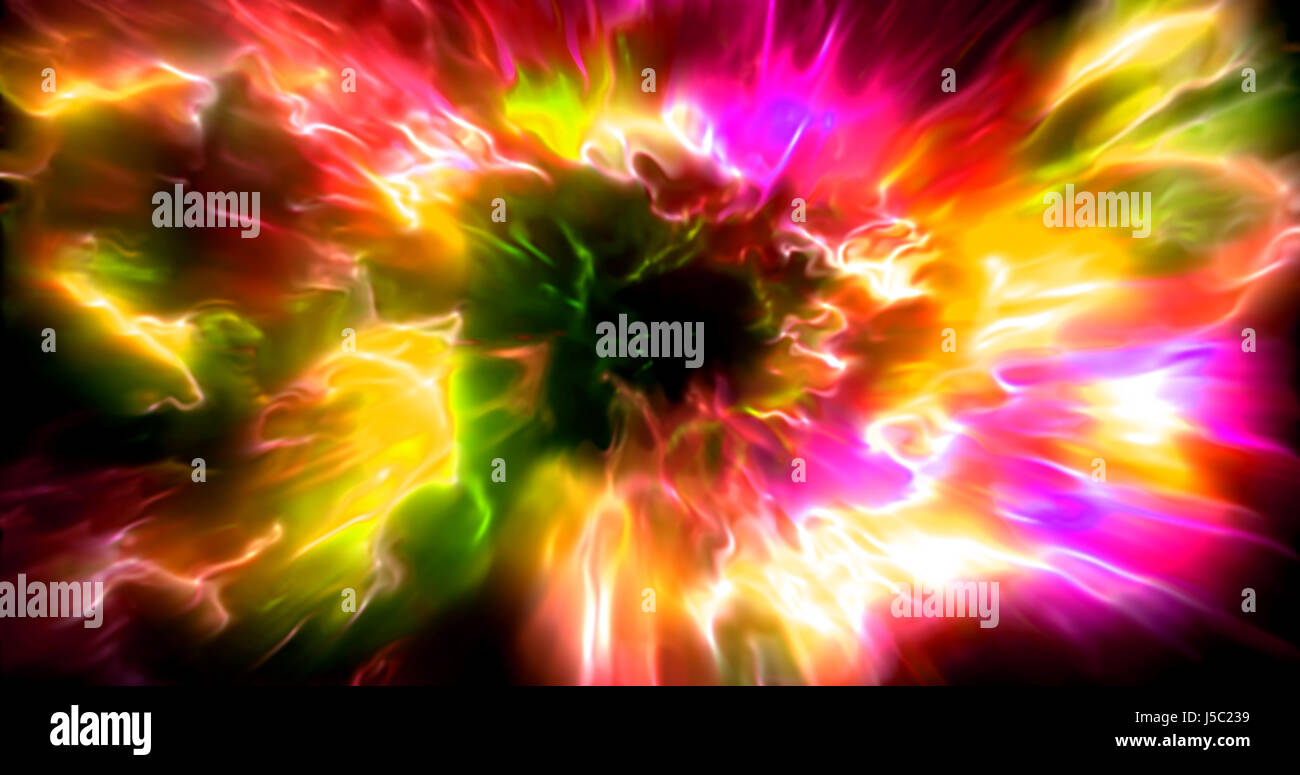 Сolorful abstract radiant flash. Explosion hyper acceleration race for ...