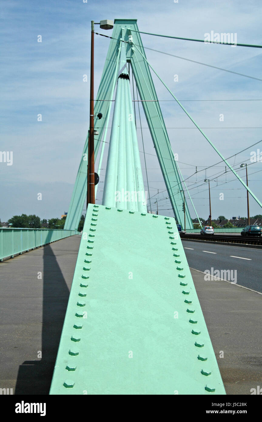green cologne bridge rhine navigation bridges pier emblem severinsbrcke ...
