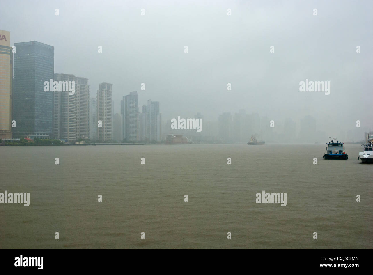 Huangpu river bund embankment hi-res stock photography and images - Alamy