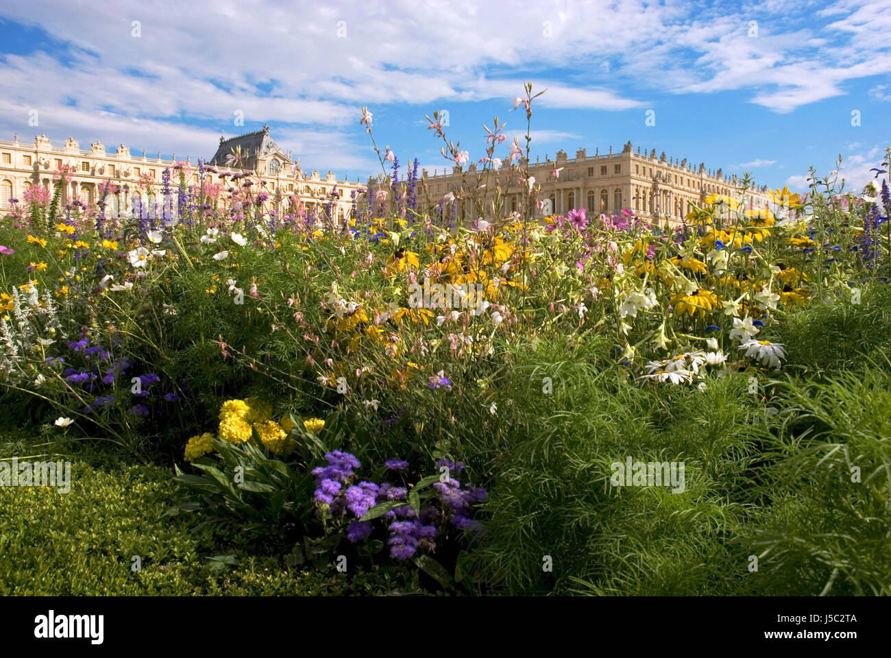 Parterre gardens chateau de versailles hi-res stock photography and ...
