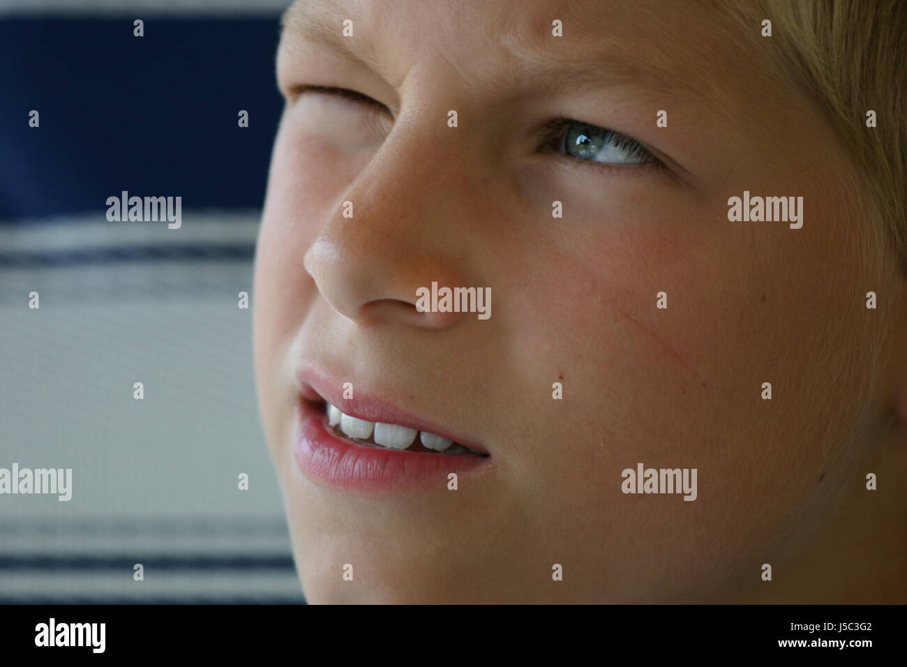 blue emotions curiosity curious nosey nosy portrait human human being ...