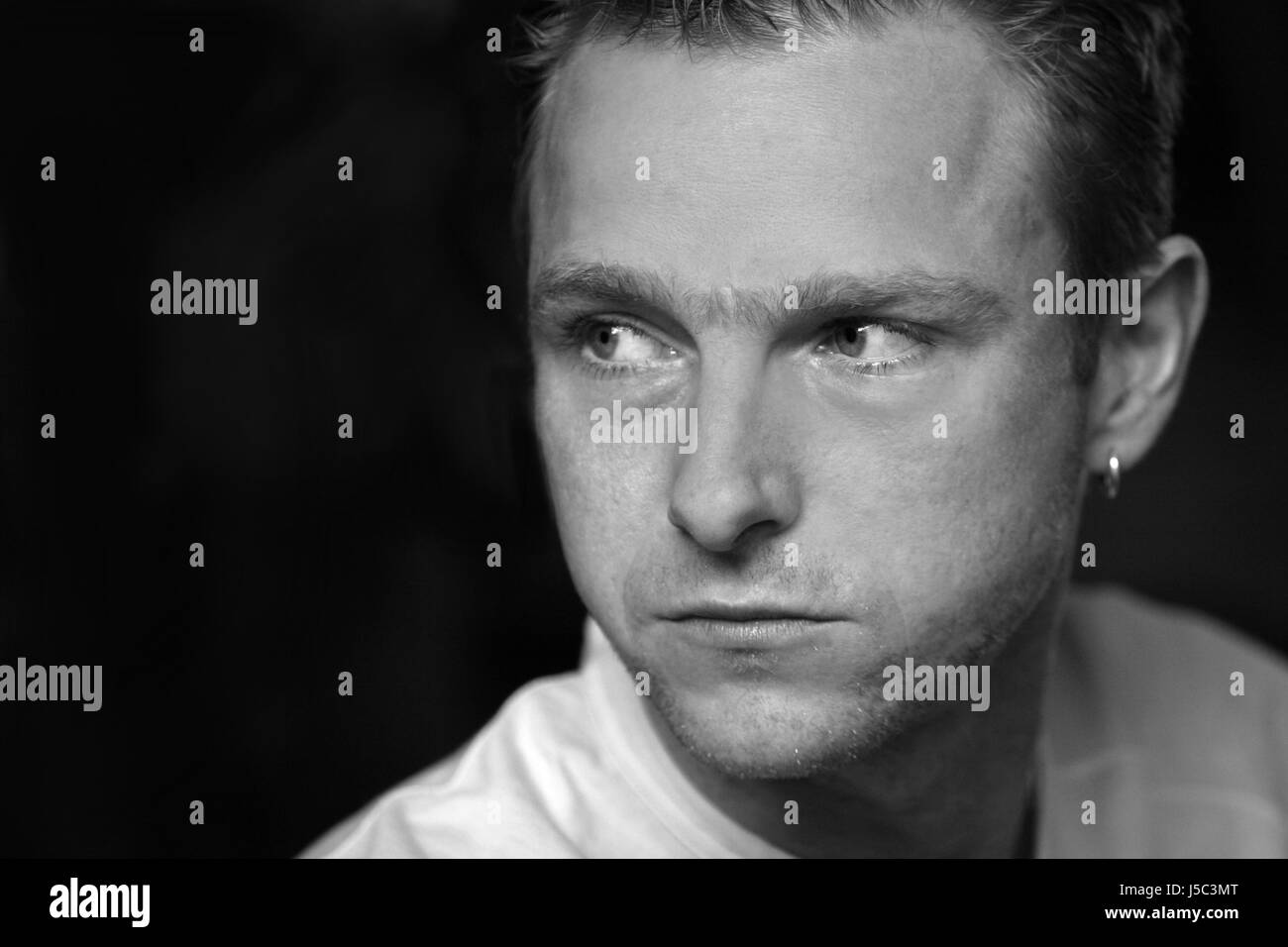 Man speaks in sound hi-res stock photography and images - Alamy