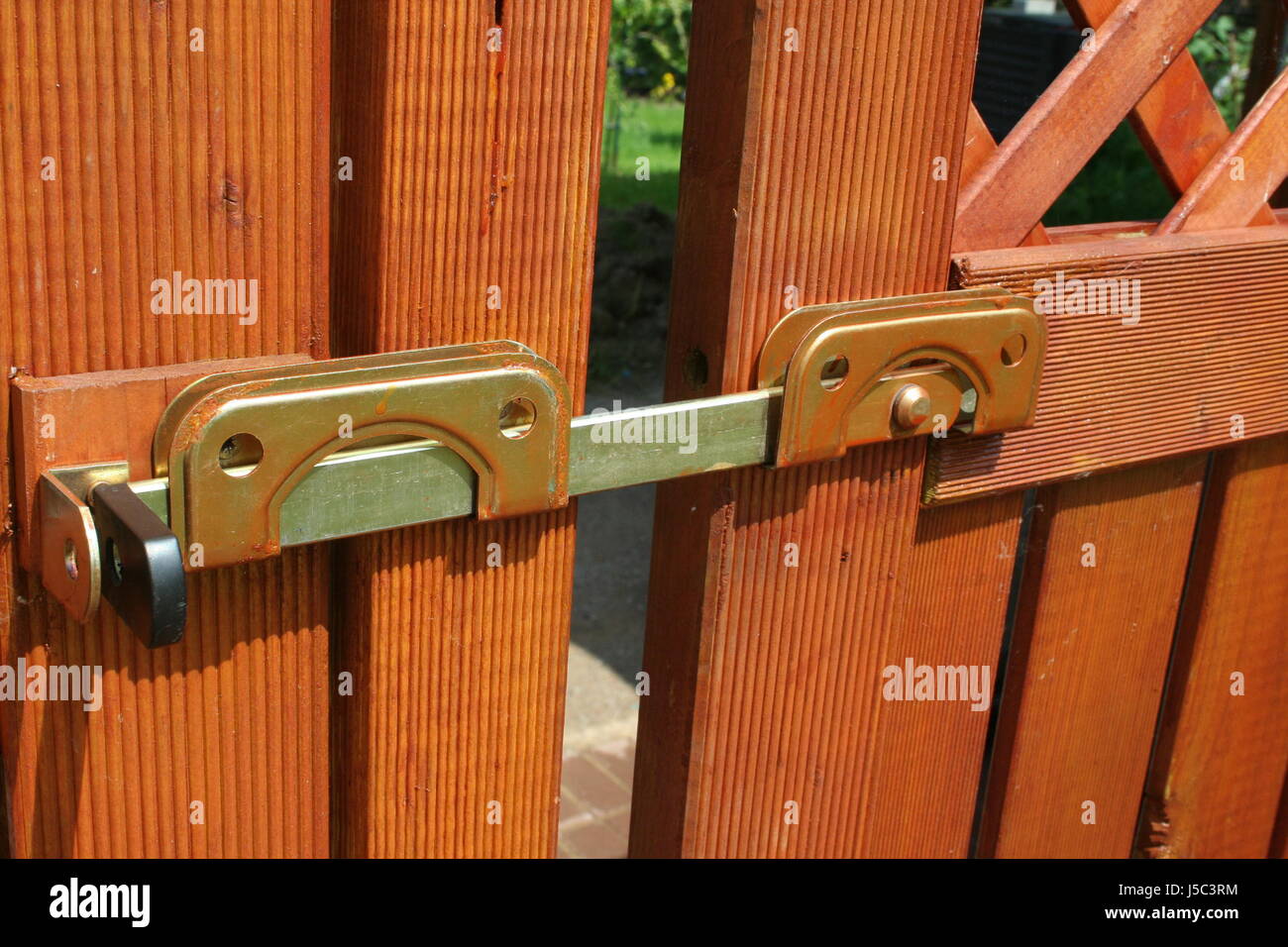 lock wood goal passage gate archgway gantry entrance door closed exit ...