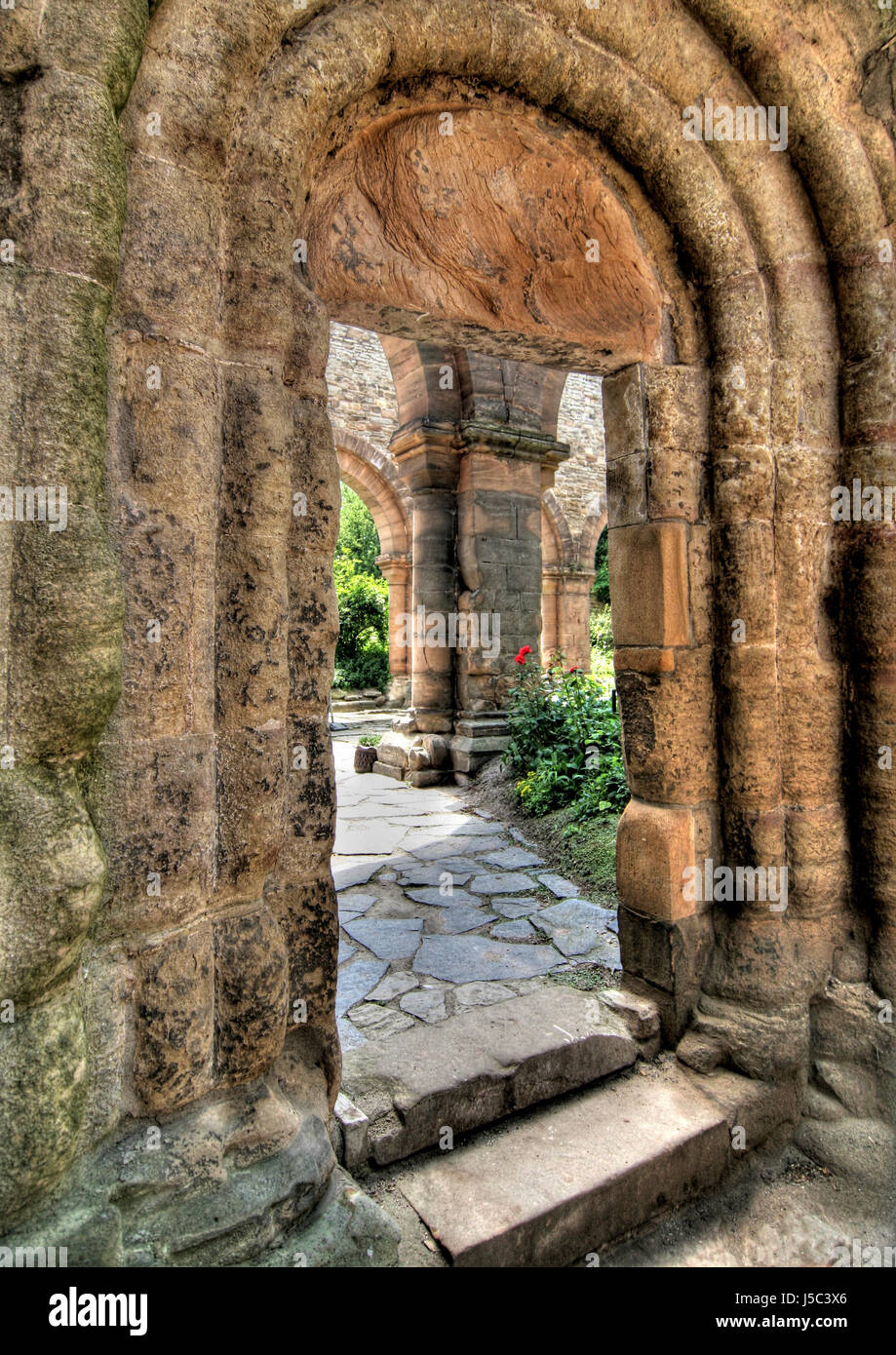 detail historical story church stone antique arc arch goal passage gate ...