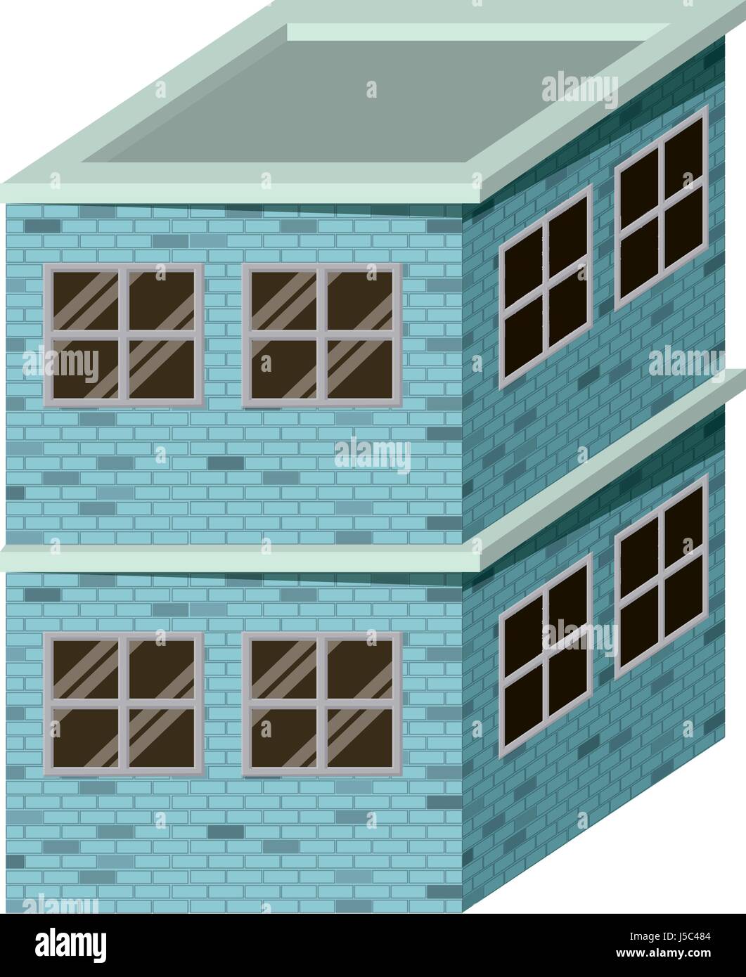 Horizontal image building facade Stock Vector Images - Alamy