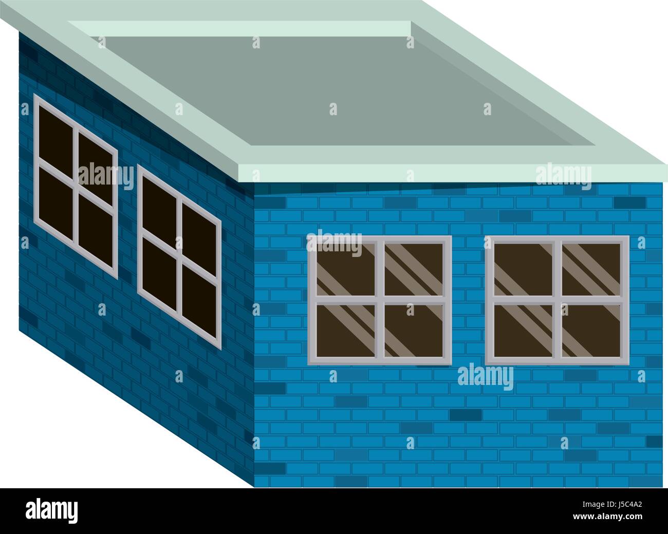 Horizontal image building facade Stock Vector Images - Alamy