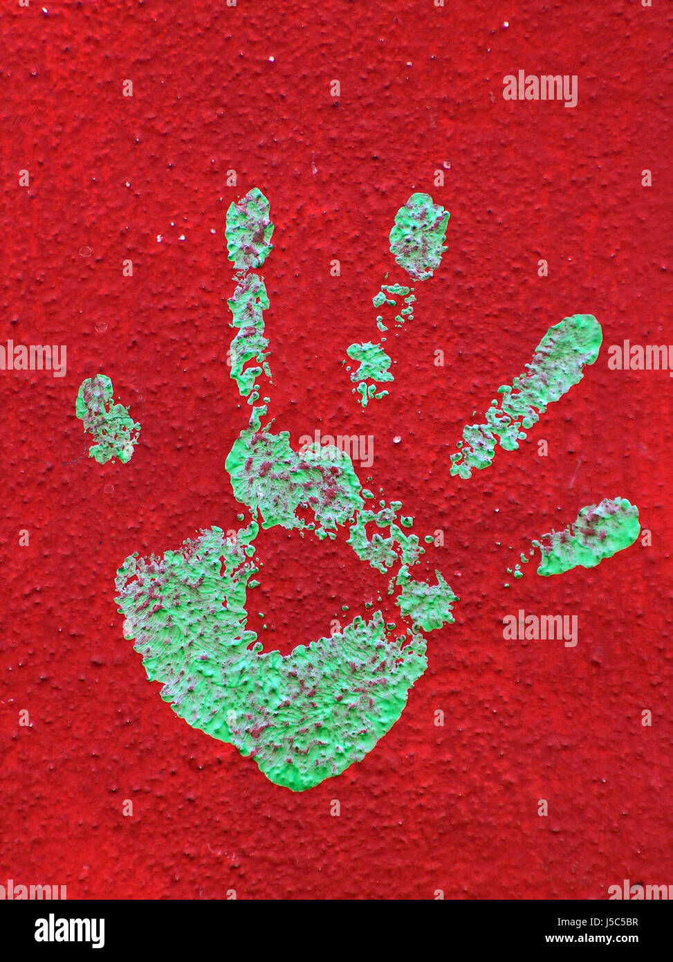 hand on wall Stock Photo - Alamy