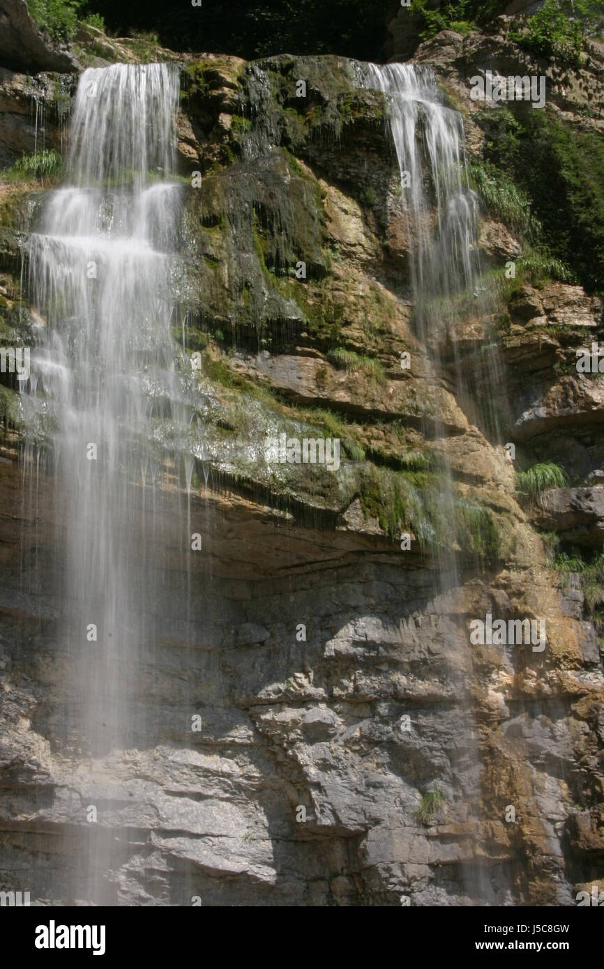 cascade of herisson 2 Stock Photo - Alamy