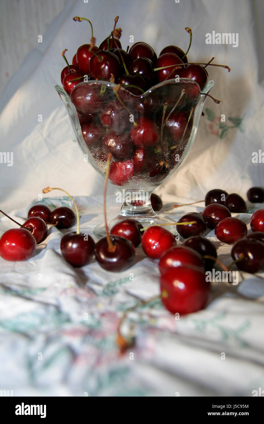 food aliment sweetly progenies fruits fruit cherry cherries rot essen ...