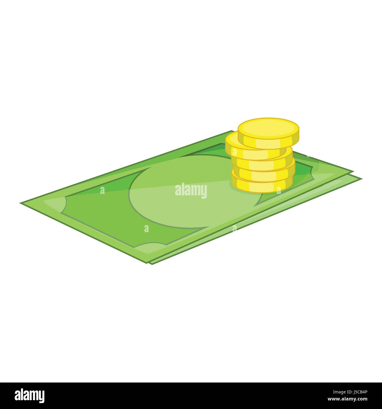 Money icon. Cartoon illustration of money vector icon for web Stock ...