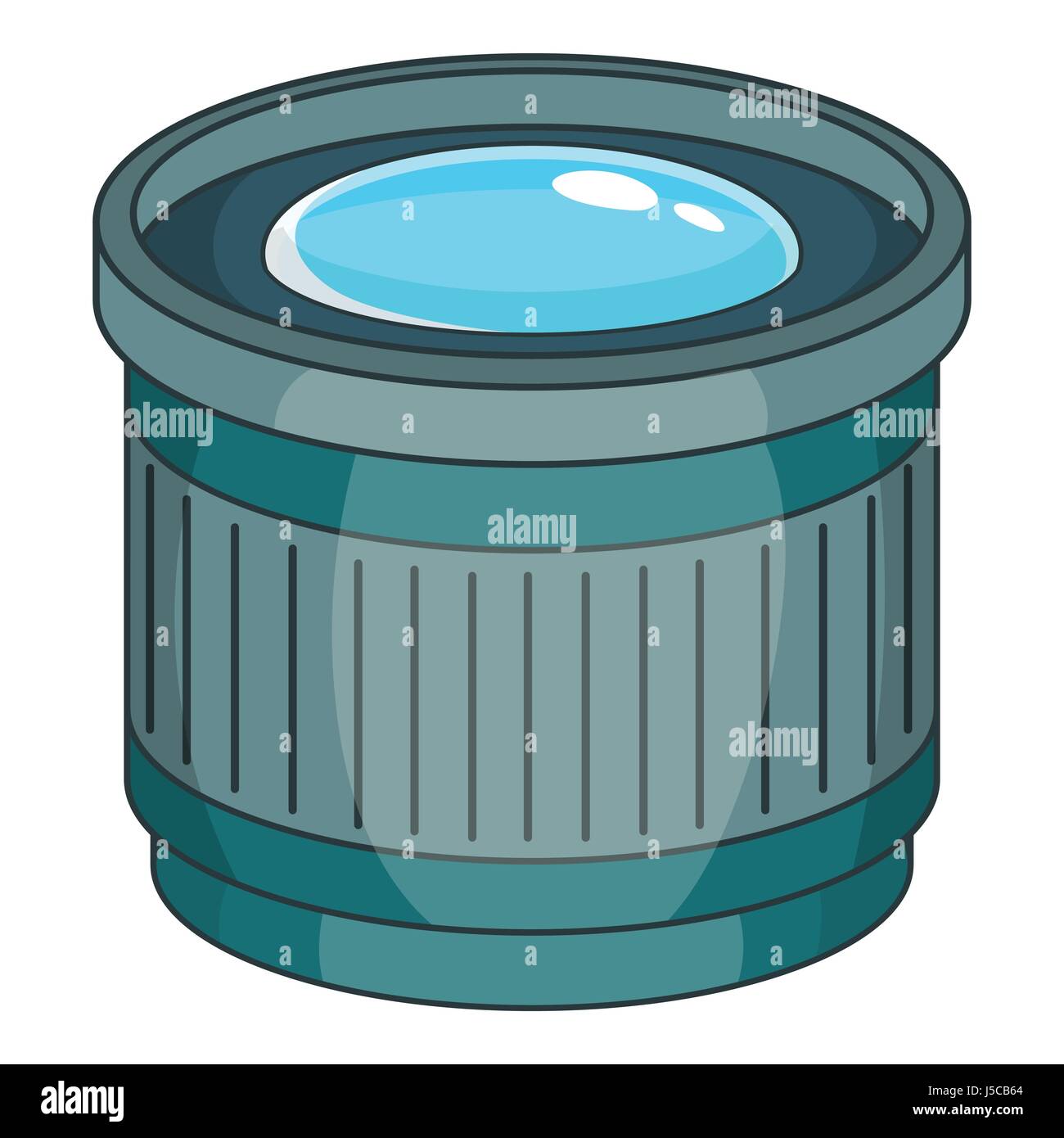 Objective icon. Cartoon illustration of objective vector icon for web ...