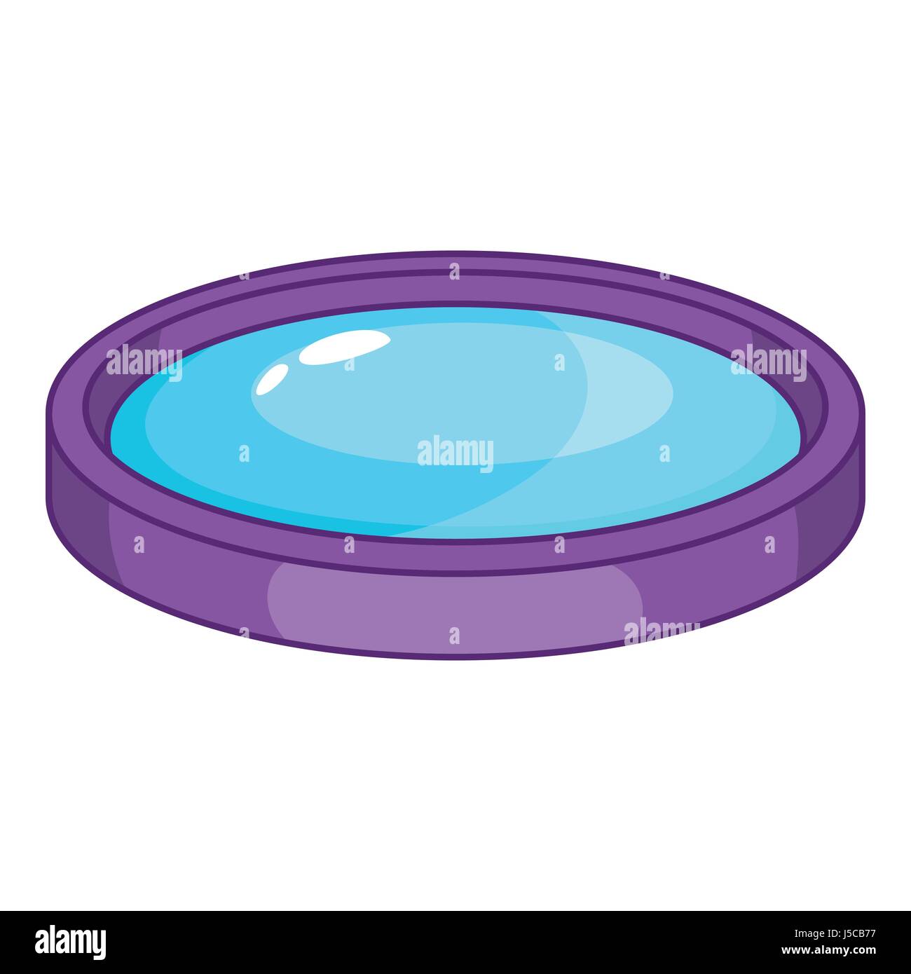 Lens icon. Cartoon illustration of lens vector icon for web Stock ...