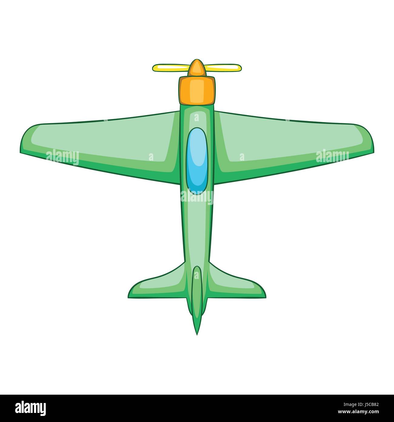 Plane icon. Cartoon illustration of plane vector icon for web Stock ...