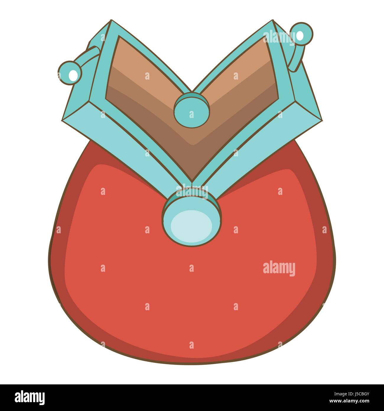 Empty wallet icon. Cartoon illustration of empty wallet vector icon for ...