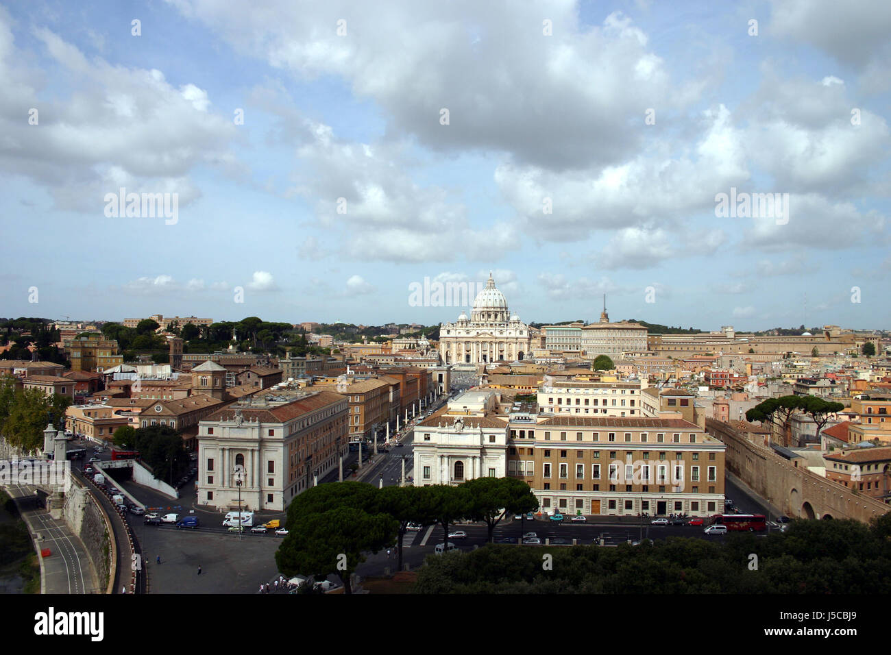 rome,st. peter's basilica overlooking Stock Photo - Alamy