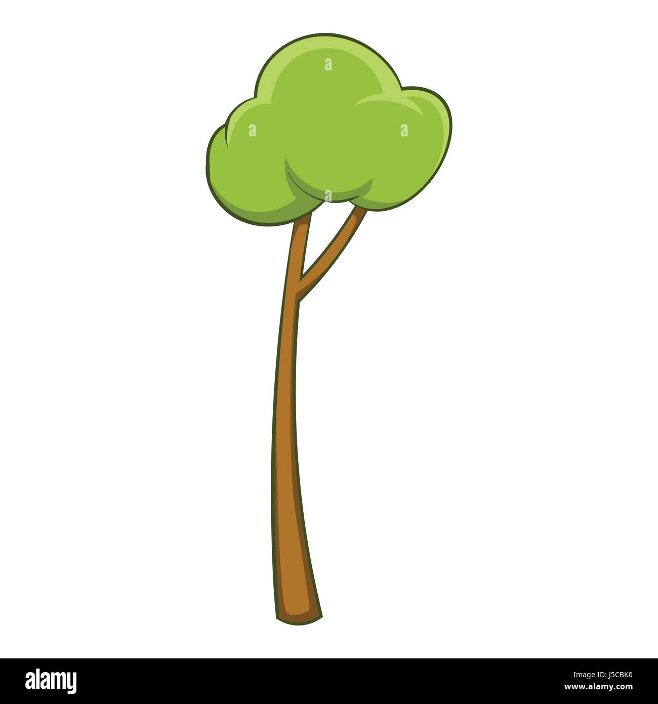Sapling icon. Cartoon illustration of sapling vector icon for web Stock ...