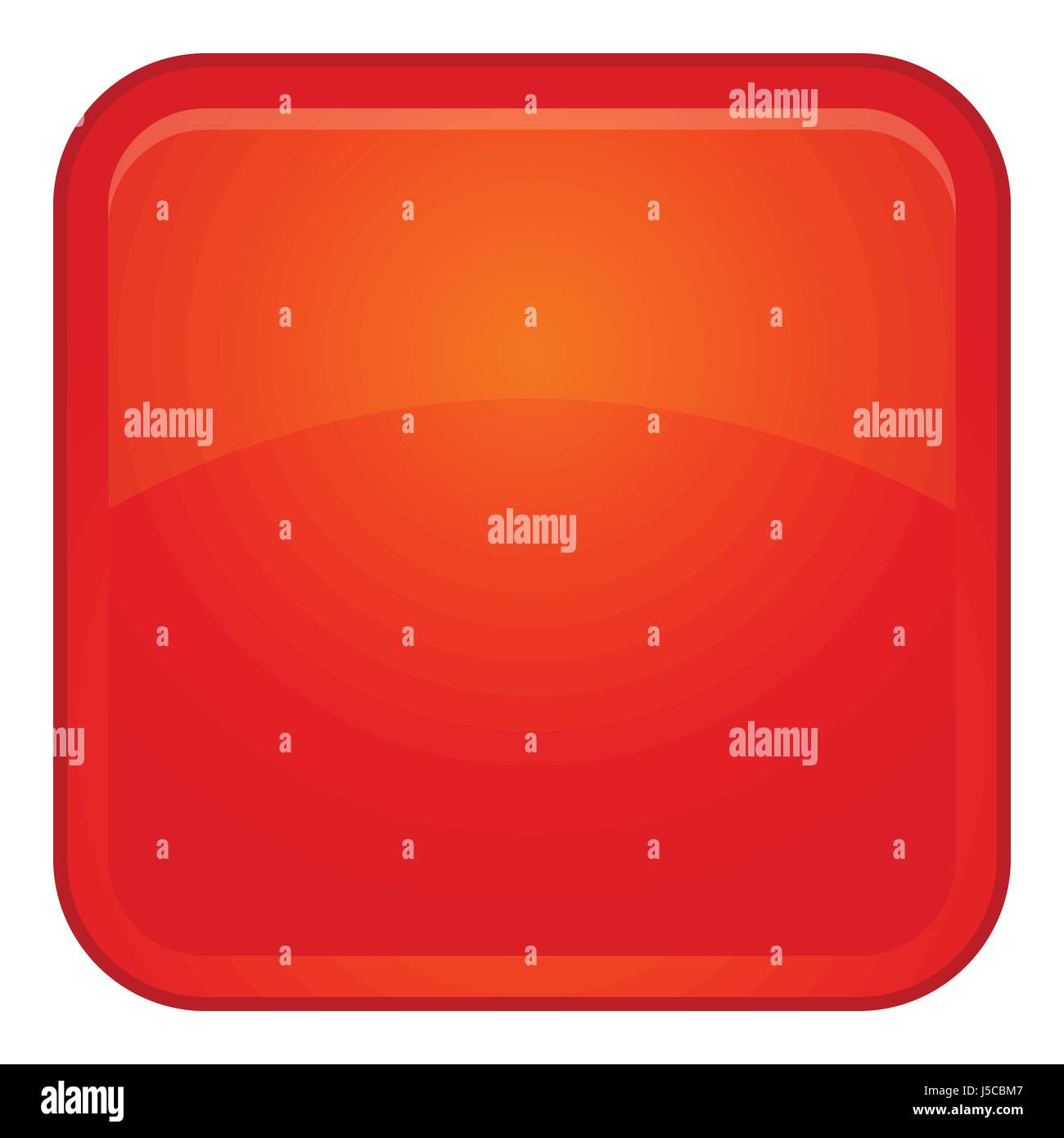 Red button icon. Cartoon illustration of red button vector icon for web ...