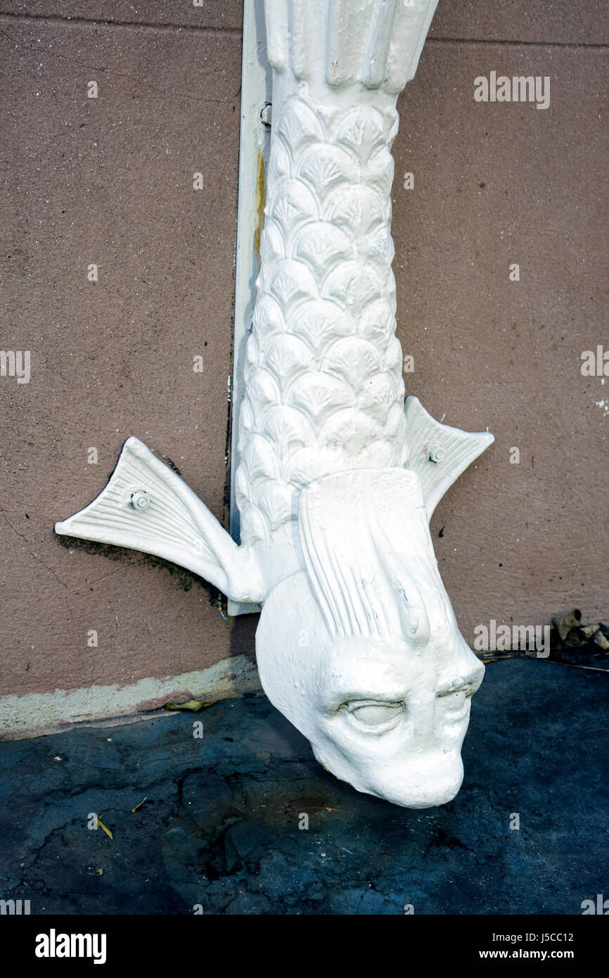Georgia Savannah,Savannah Historic District,fish shaped,gutter ...