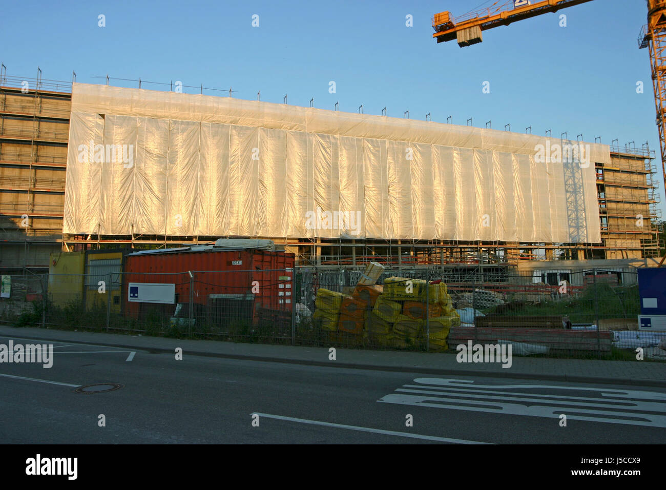 facade mantled packed building packing packaging curtain buildings ...