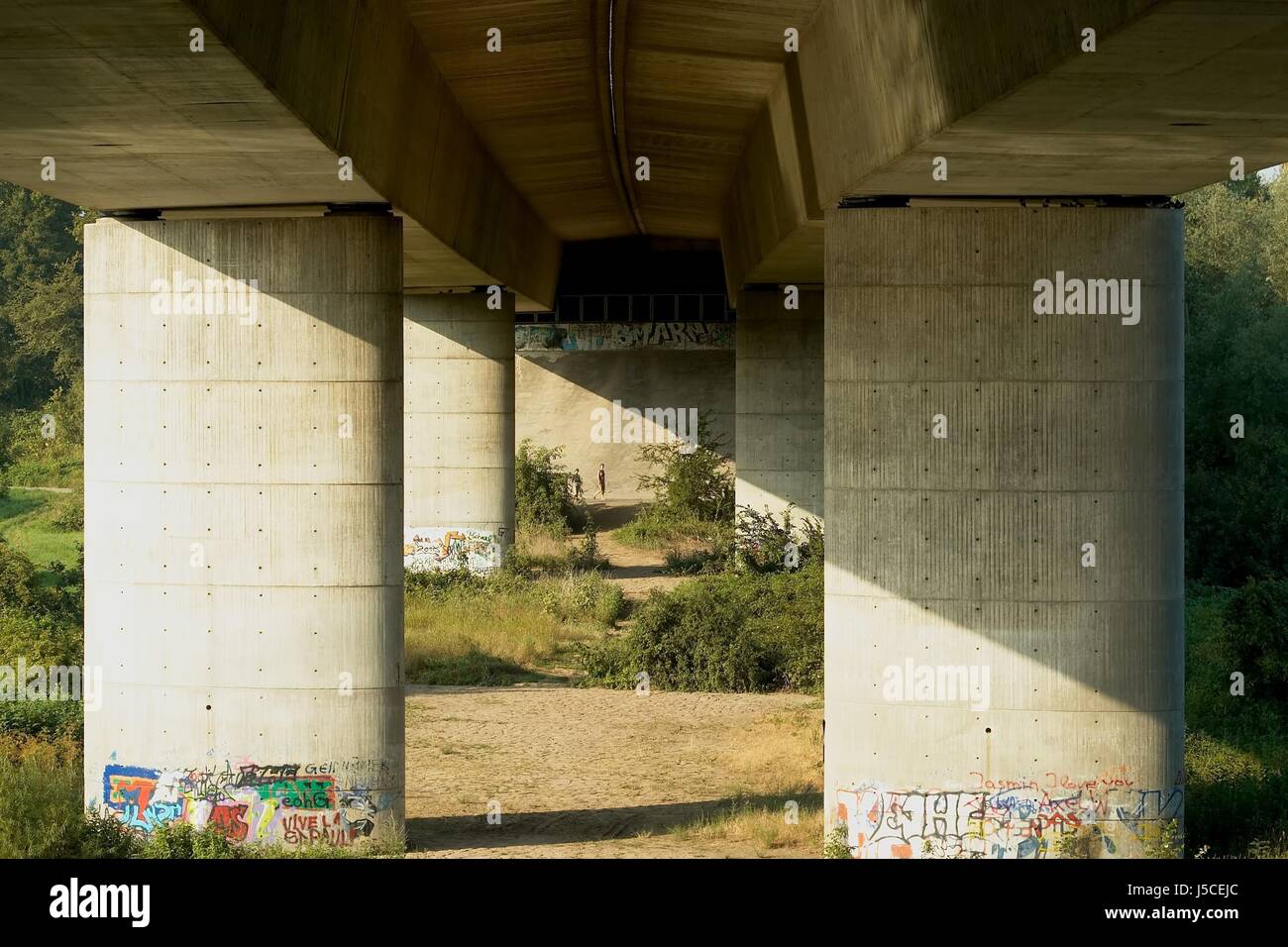 under the bridge Stock Photo - Alamy