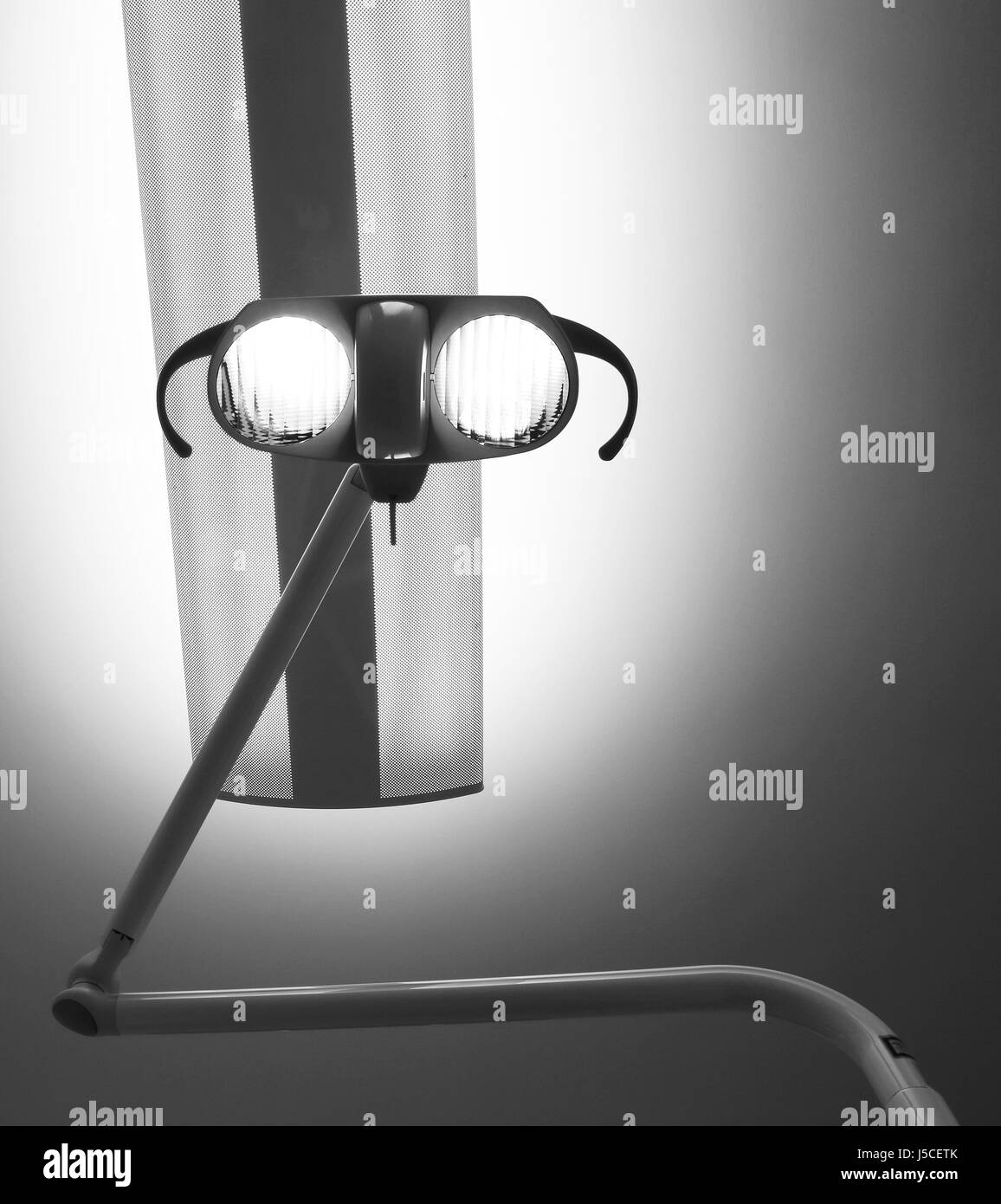 Modern lamp with very powerful light in the emergency room Stock Photo ...