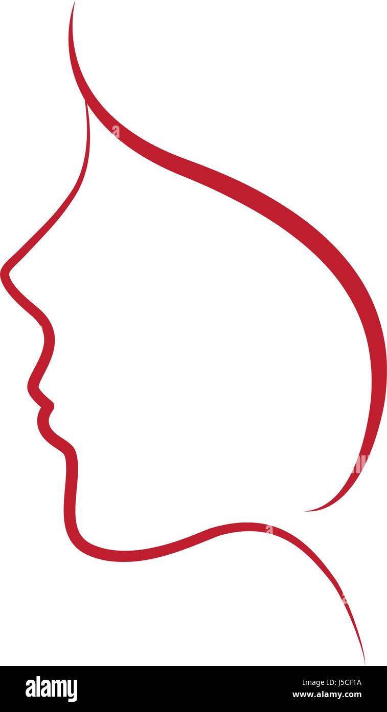 woman face icon Stock Vector Image & Art - Alamy