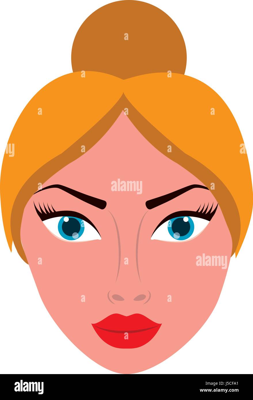 woman face icon Stock Vector Image & Art - Alamy