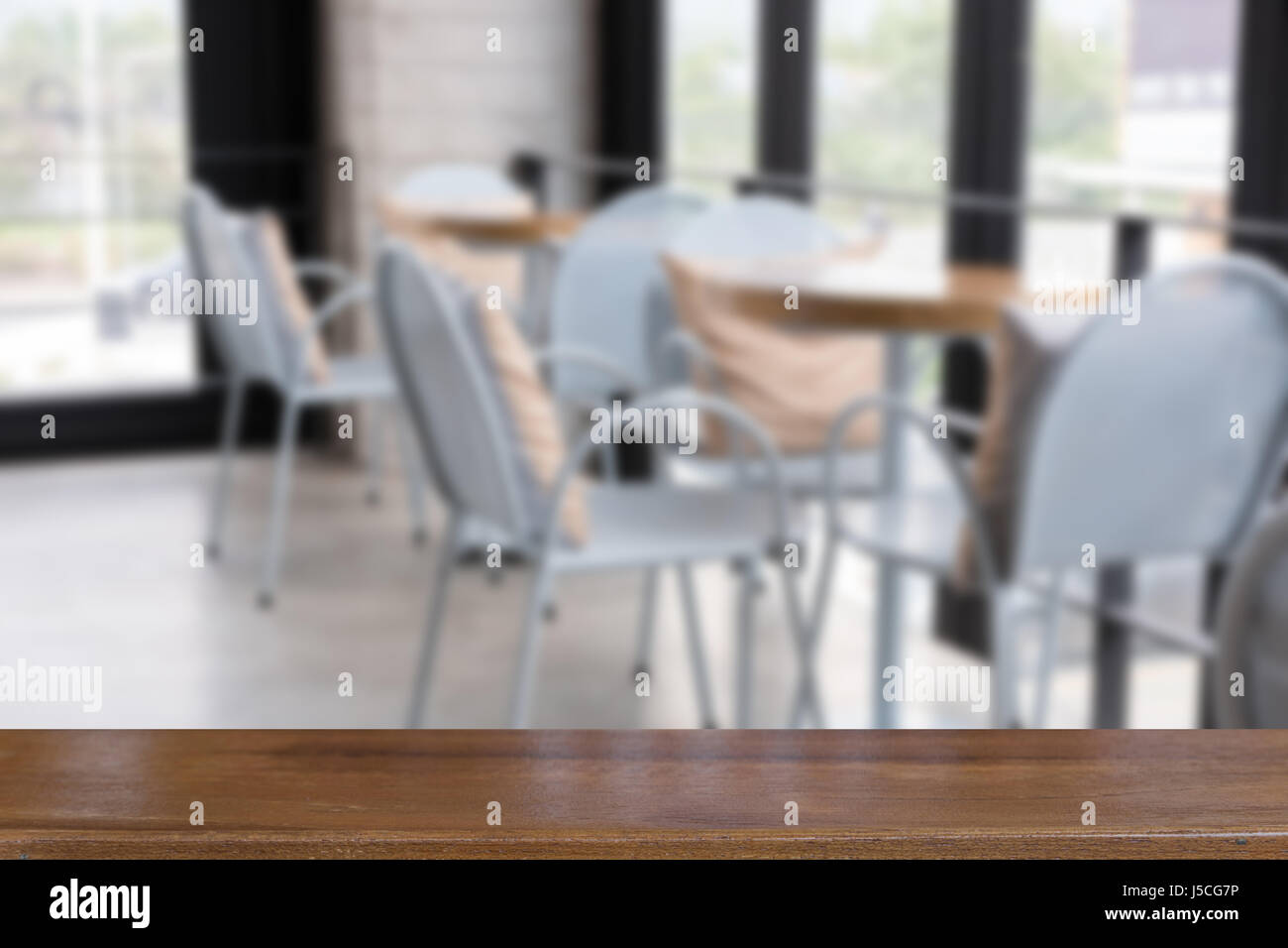table and chair in food court, cafe, coffee shop, cafeteria, restaurant ...