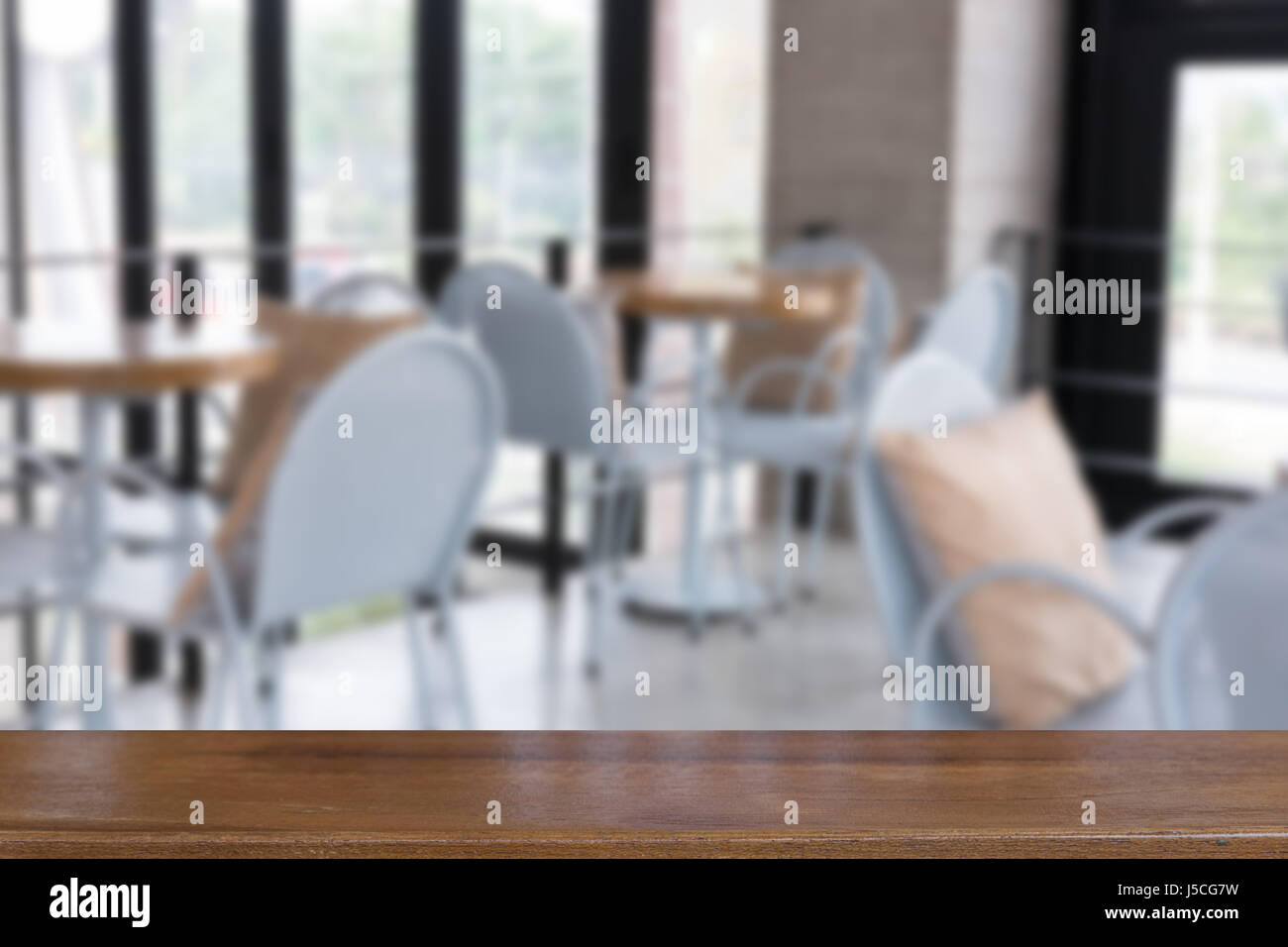 table and chair in food court, cafe, coffee shop, cafeteria, restaurant ...