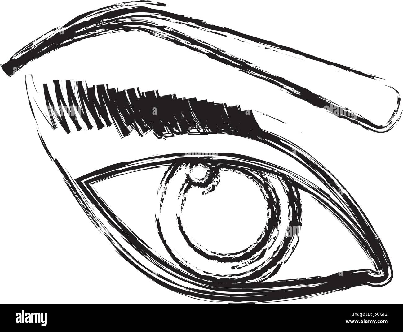 female eye icon Stock Vector Image & Art - Alamy
