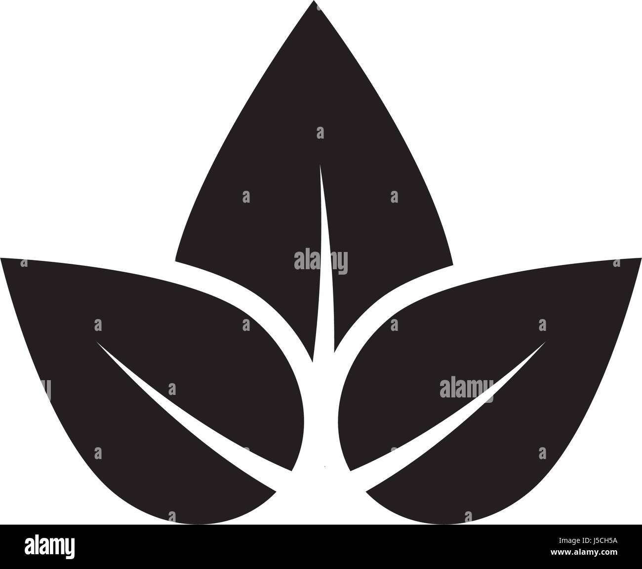 leaves icon image Stock Vector Image & Art - Alamy