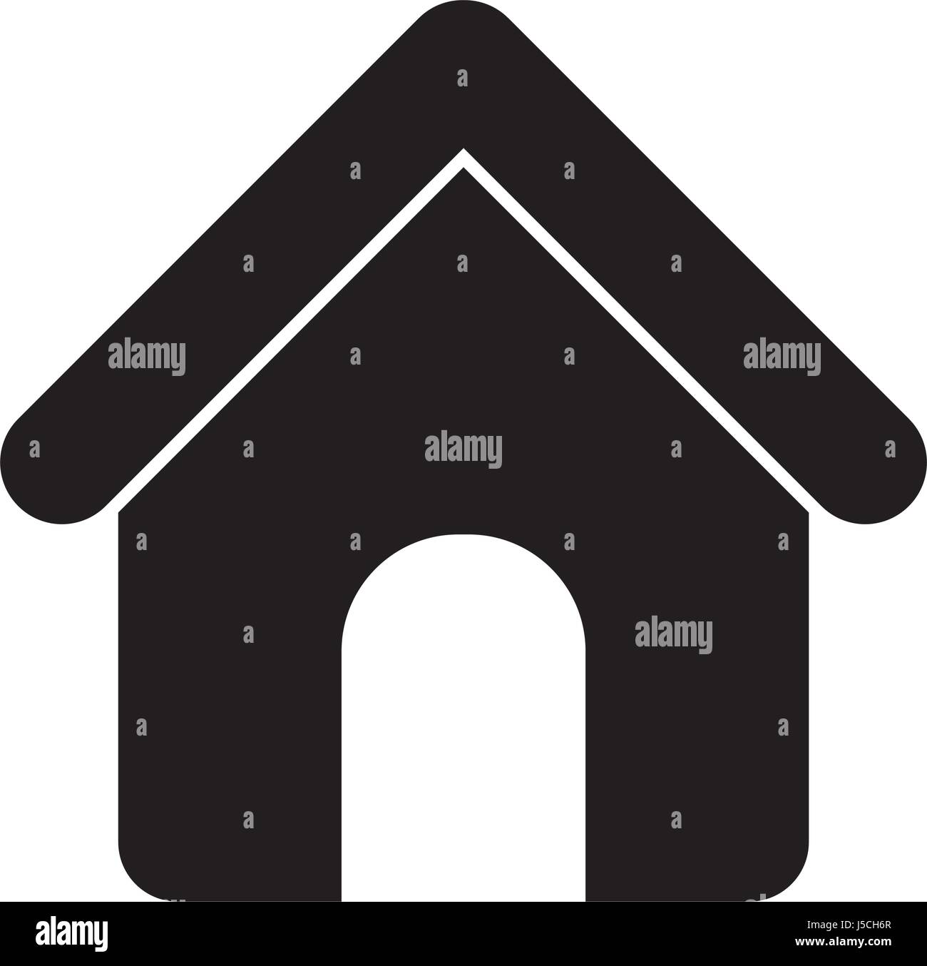 house shape icon Stock Vector Image & Art - Alamy