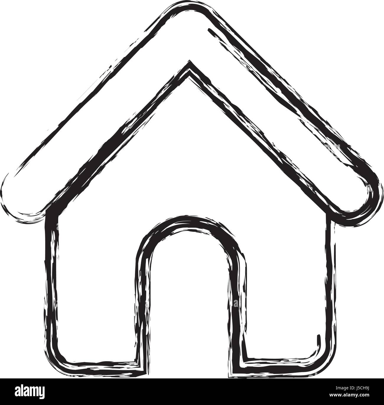 house shape icon Stock Vector Image & Art - Alamy