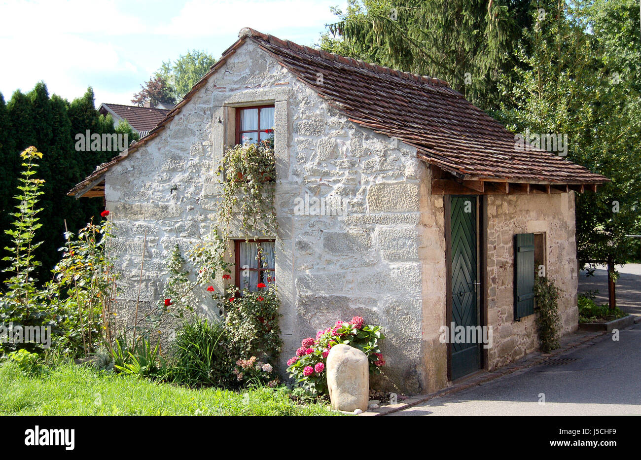 old wash house Stock Photo - Alamy